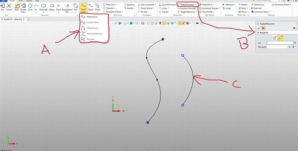 Radial/Diametric - ZW3D CAD - ZW3D Forum